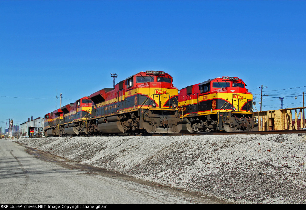 KCS 4108 Sits near the fuel line.